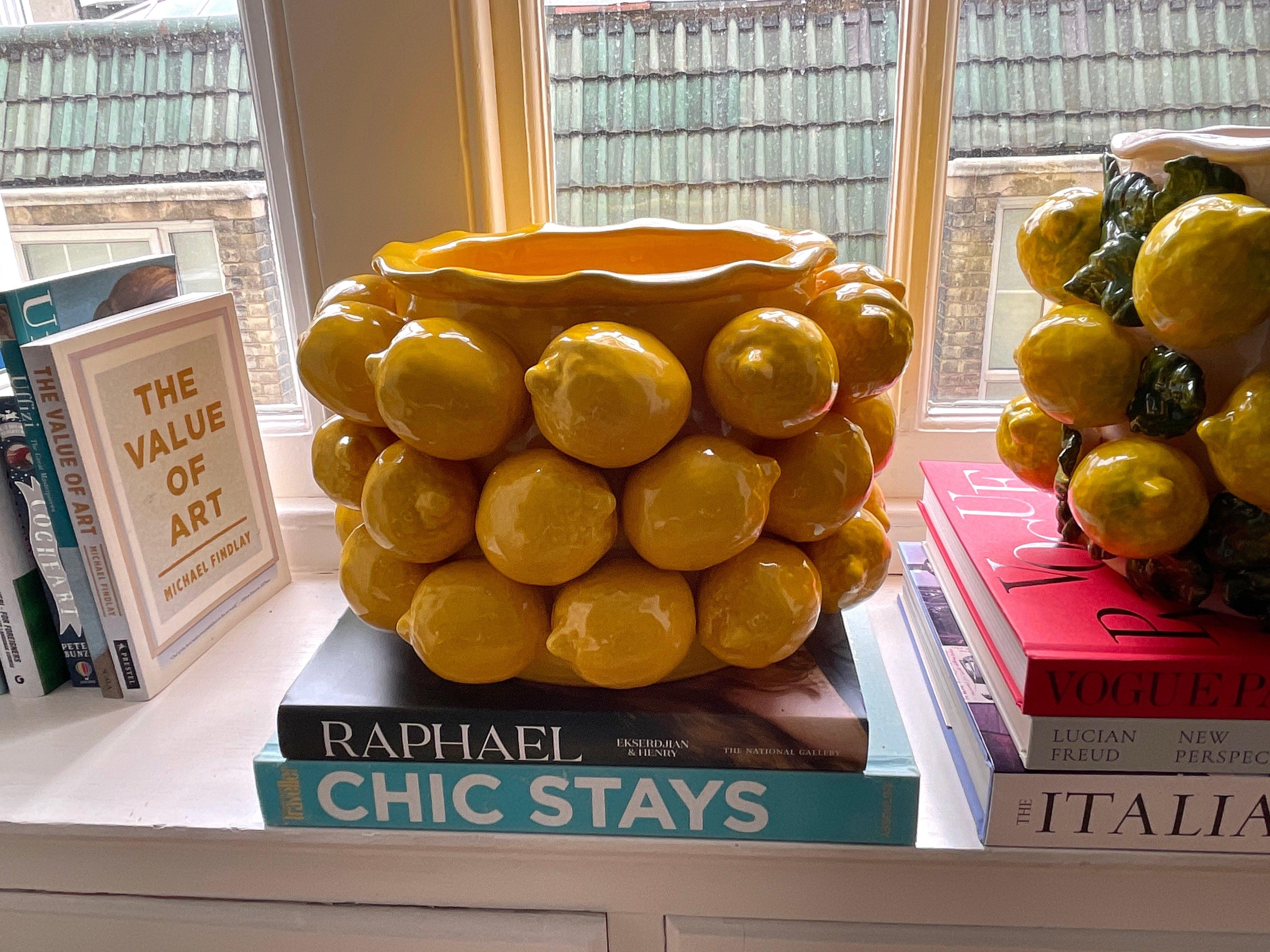 Large Sicilian Lemon Vase – THEHOUSEFUL